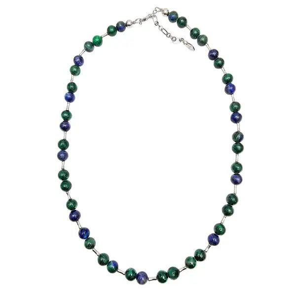 FARRA Phoenix Malachite And Sterling Silver Necklace - Green