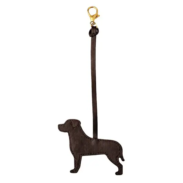 F3ROG BY RANA Rottweiler Dog Keychain - Brown