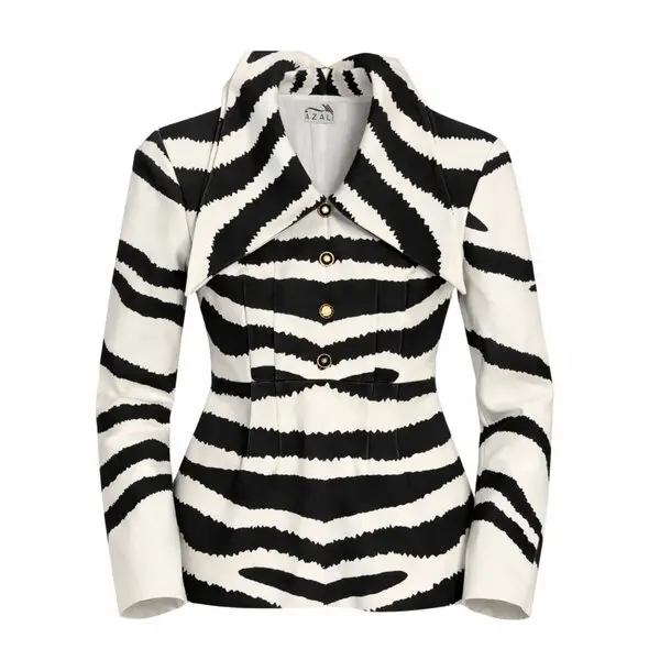 AZALI Zebra Fira Mini Dress