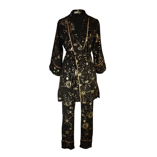 JENNAFER GRACE Gold / Black Celestia Paglamas - Gold/black