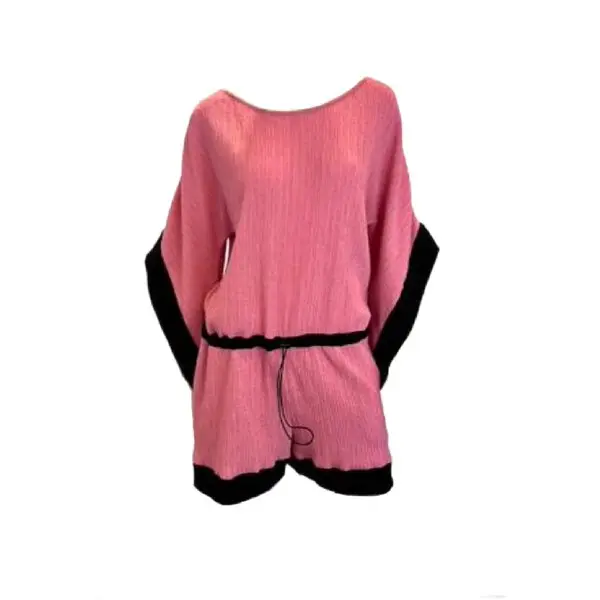 SNIDER Madonna Shorts Jumpsuit - Black/pink