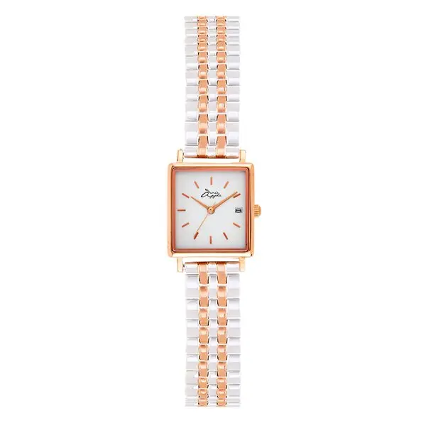 BERMUDA WATCH COMPANY Quaintrelle Square Watch - Gray/yellow