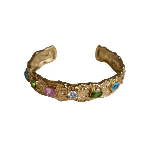 MISS MAY THE BRAND Celestine Bracelet - Pink/white/yellow