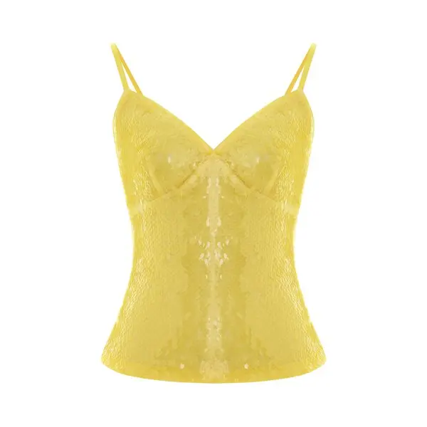 PCFG Sequin Strap Top