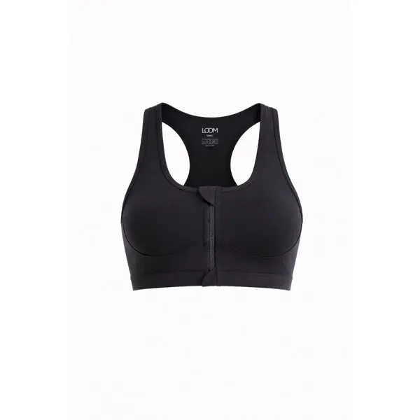 LOOM ARCHIVES Day Flow Zip Up Sports Bra