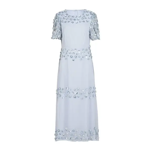 ROSE & NANCY Hand Embellished Midi Dress