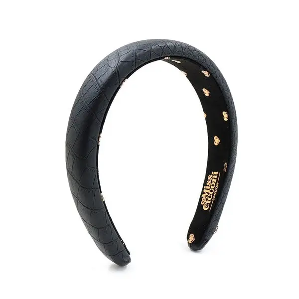 MISS CICCONI Miss Moneypenny Headband - Black