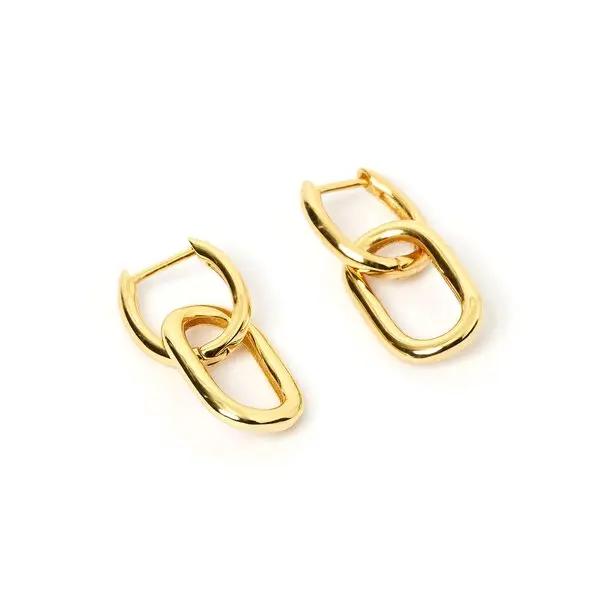 ARMS OF EVE Boaz Link Earrings - Gold