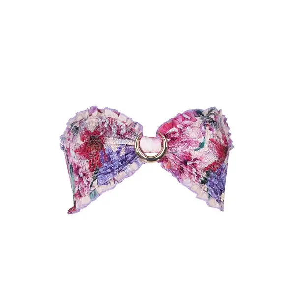 LUNA B Maia Floral Bustier - Orange