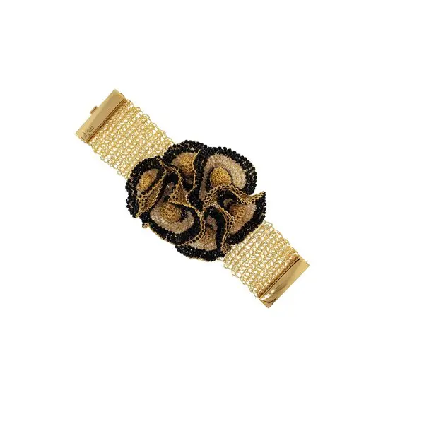 LAVISH BY TRICIA MILANEZE Crystal Bracelet - Black