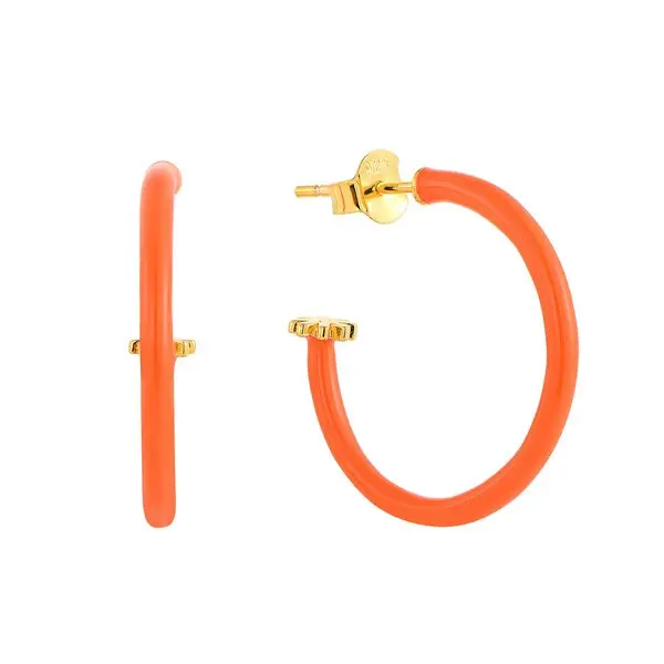 PINNOLE Hoop Earrings - Orange