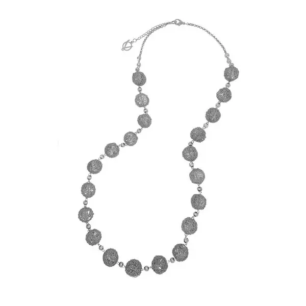 LAVISH BY TRICIA MILANEZE All Spheres Necklace - Silver