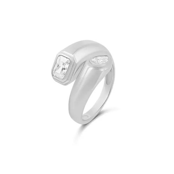 SHYMI Multi Shape Wrap Ring - Silver