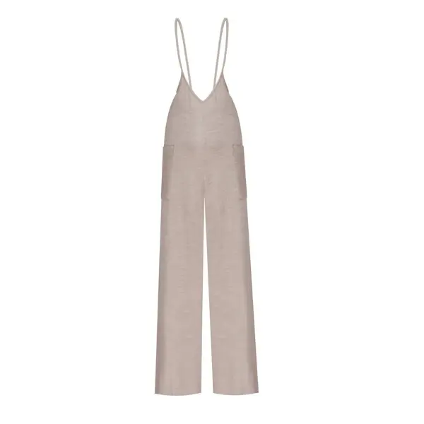 NALÈ Crop Top And Jumpsuit Set - White