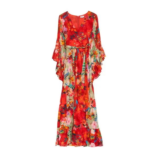 NIZA Cora Long Sleeve Maxi Dress