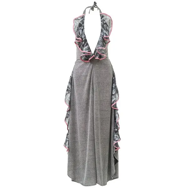 BY MOUMI Kozmic Onesie Glitter Chrome - Pink/silver