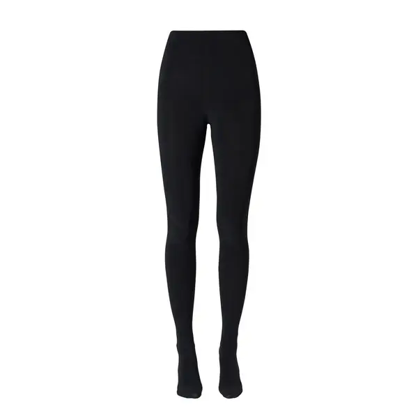 LIA ARAM Sheer Tights Detail Leggings - Black