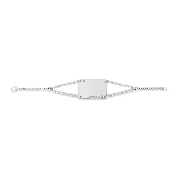 WARE COLLECTIVE Tag Bracelet - Silver