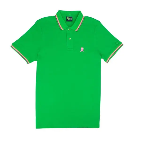 EIGHT X Corsica Frog Slim Fit Polo - Green