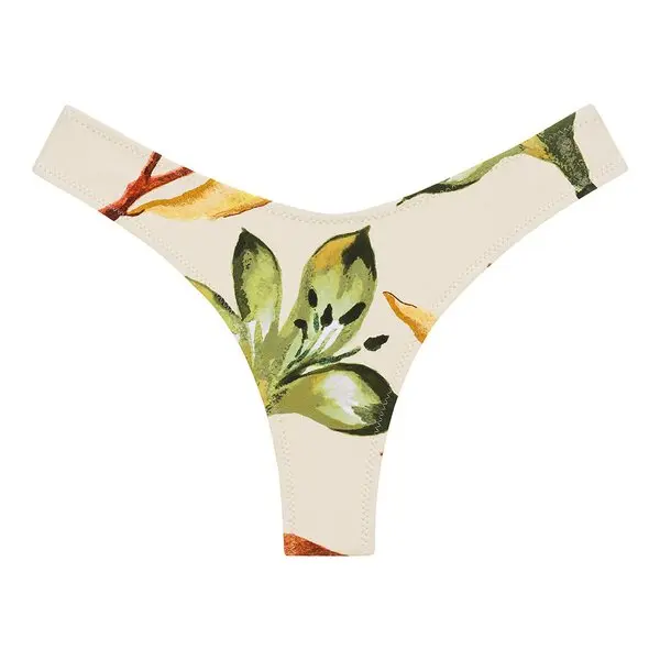 MONTCE Rooted Floral Lulu Bikini Bottom - Brown
