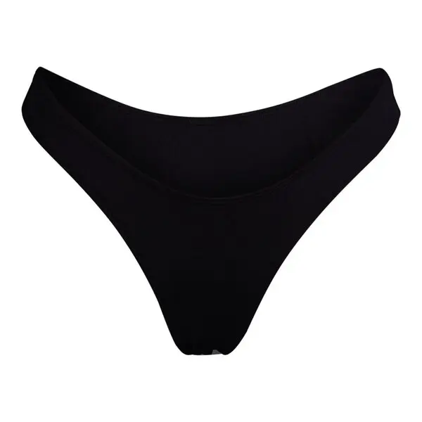 MINIMALE ANIMALE Wall Street Brief Bikini Bottom - Black