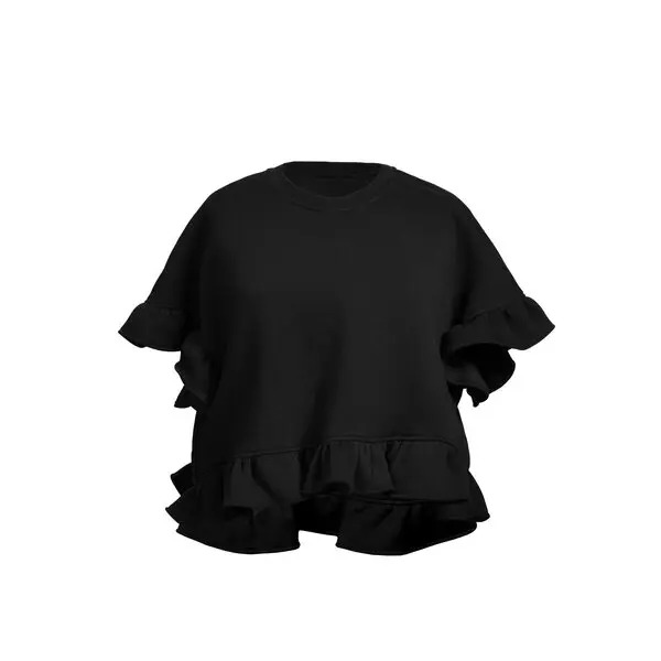 IOANA CIOLACU Peony Blouse - Black