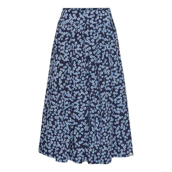 GROBUND Mette Maxi Skirt - Blue