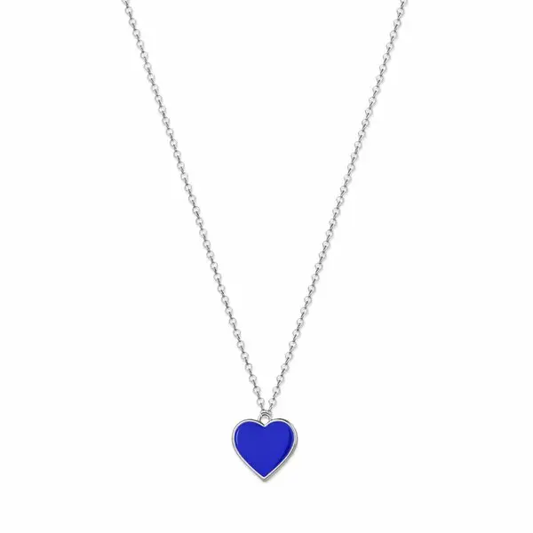 REJECTED HEARTS CLUB Radiant Heart Pendant Necklace - Blue