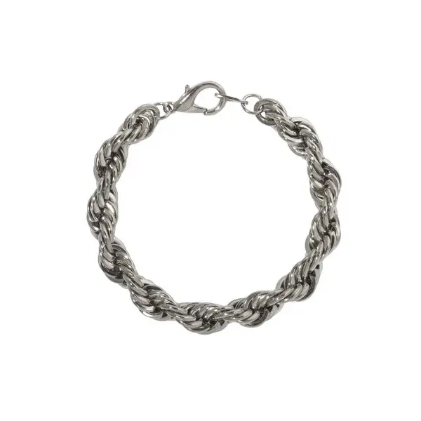 CARAMEL VINTAGE JEWELLERY Loop De Loop -plated Bracelet - Silver