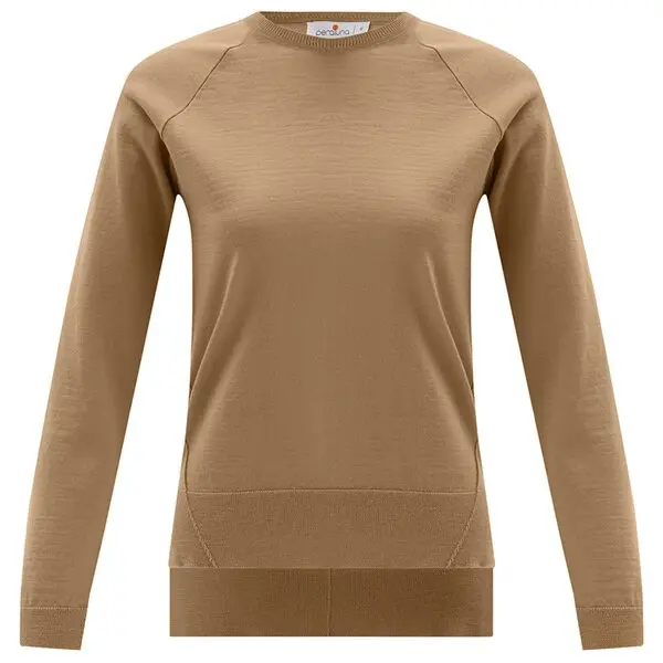 PERALUNA Vanessa Slit Detailed Asymmetric Fine Pullover