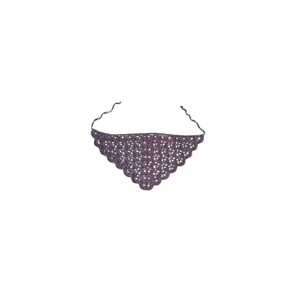 SPRINGMOONATELIER Handmade Crochet Headband - Purple