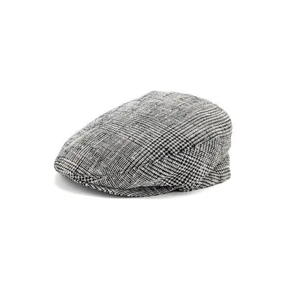 DORIA 1905 Prince-of-wales Fabric Coppola - Black/gray