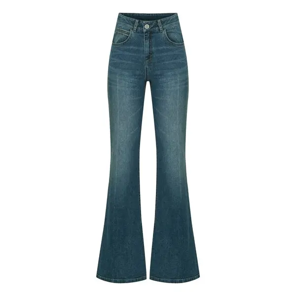 MAVLO Flared High-rise Jeans