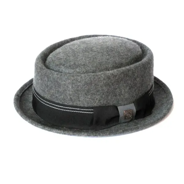DASMARCA HATS Quintin Porkpie Hat - Grey