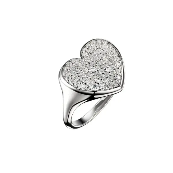 TAMI&TAMI Matias Heart Ring - Silver