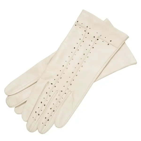 1861 GLOVE MANUFACTORY Ravello Leather Gloves - Black