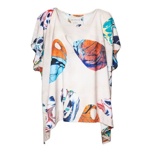 ARTISTA Printed Oversized Top