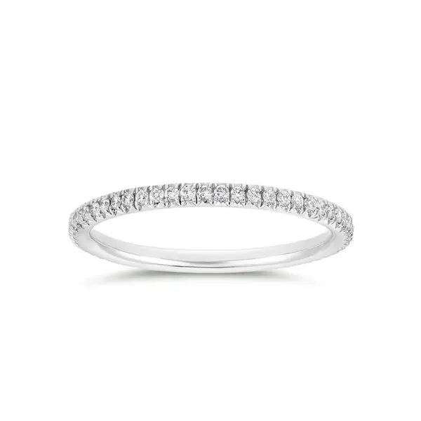 DINNY HALL Minnow Diamond Eternity Ring - White