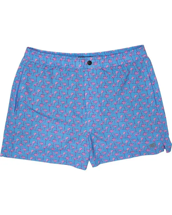 LORDS OF HARLECH Printed Swim Shorts - Blue/purple