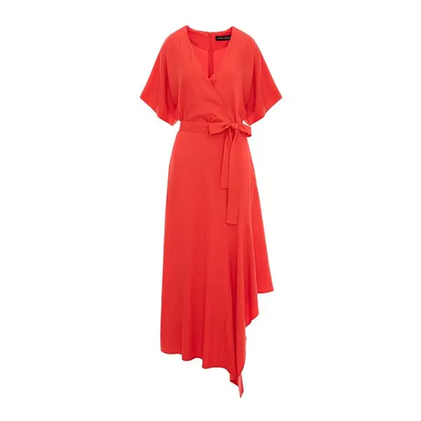 LARISA DRAGNA Trina Ruffle Dress