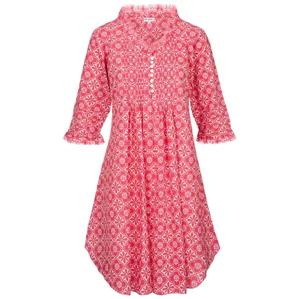 AT LAST... Annabel Cotton Tunic - Orange