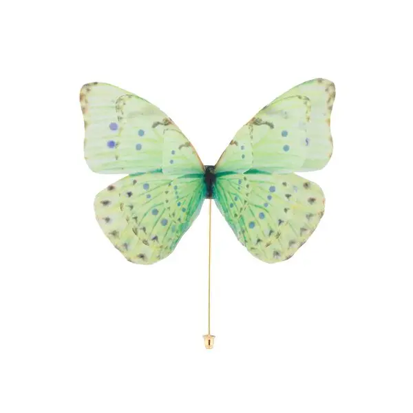 Oana Savu Butterfly Brooch - Green