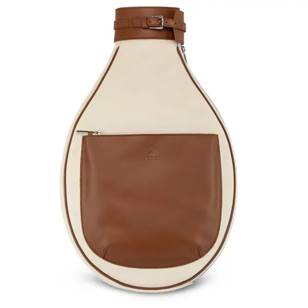 JURGI BRAND Canvas And Leather Tennis Racket Backpack