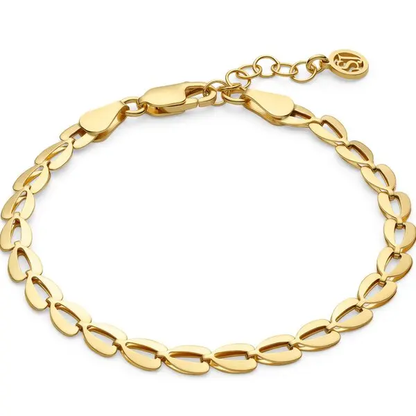 SIF JAKOBS JEWELLERY Heartbeat -plated Bracelet - Gold