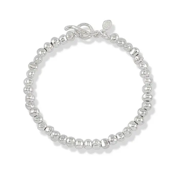 DOWER & HALL Signature Nugget Bracelet - Silver