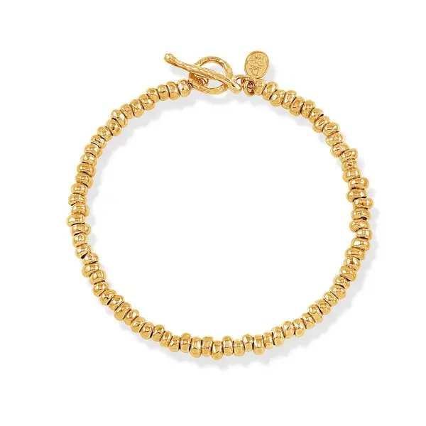 DOWER & HALL Signature Small Nugget Bracelet In Vermeil - Gold