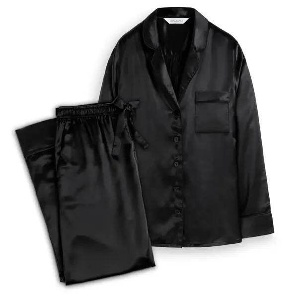 SILK WORKS Pyjama Set - Black