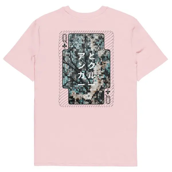 ANCHOR & CREW Cotton Three Japan Gurafiku Organic Cotton T-shirt - Pink