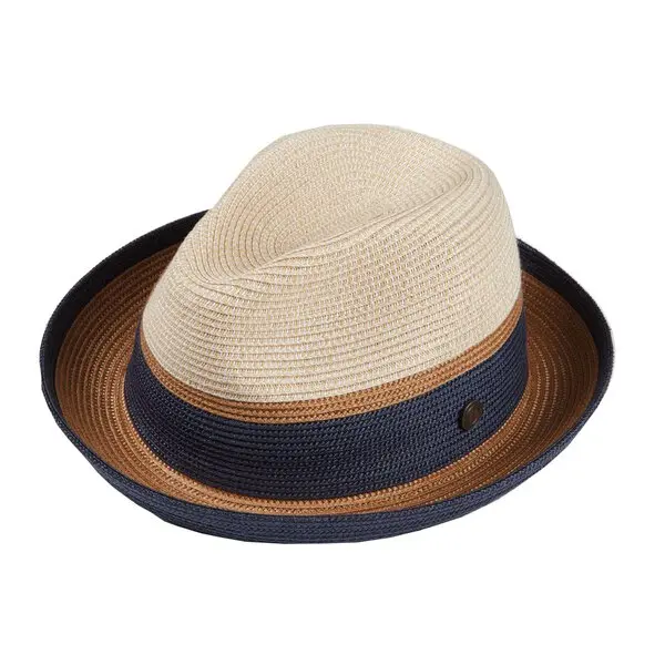 DASMARCA HATS Dasmarca Verona Straw Fedora - White