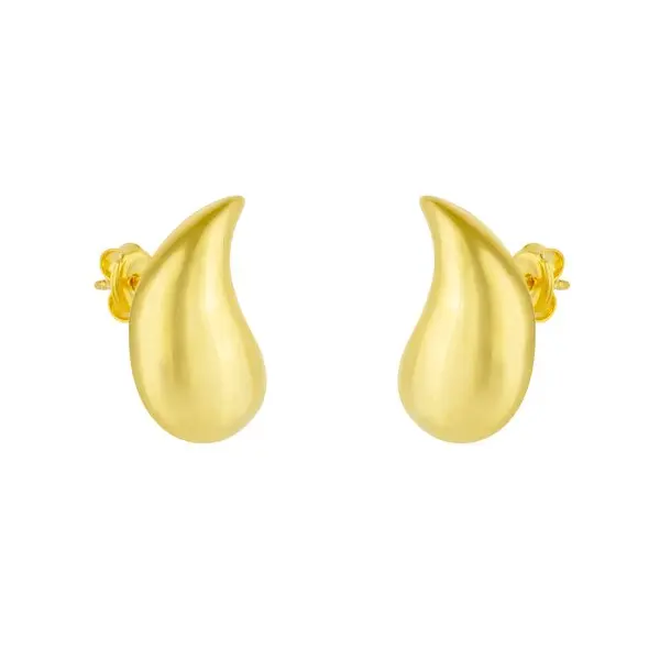 SPERO LONDON Pear Teardrop Earrings - Gold